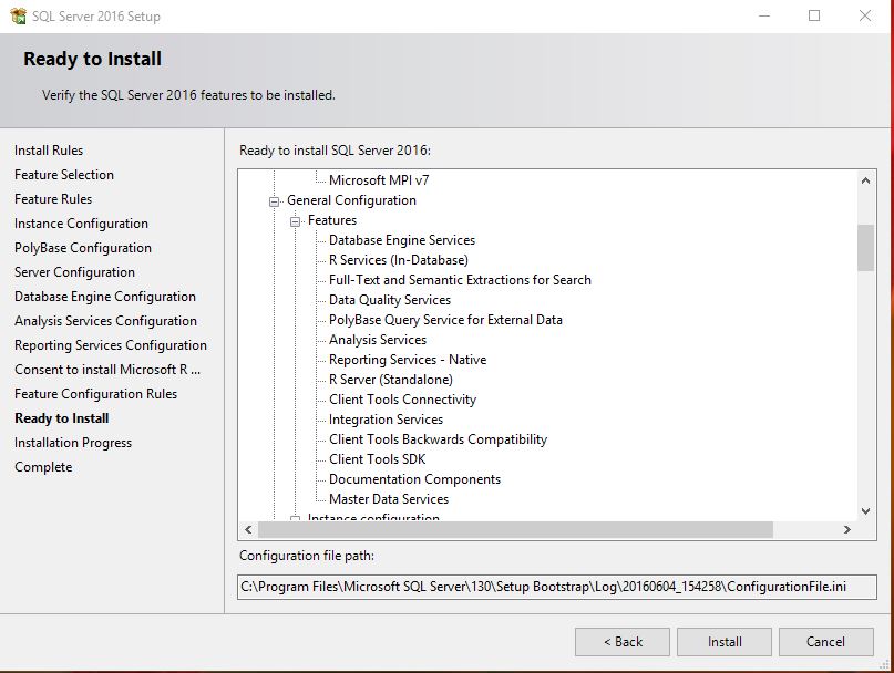 HodentekMSSS: Installing SQL Server 2016 Developer Edition