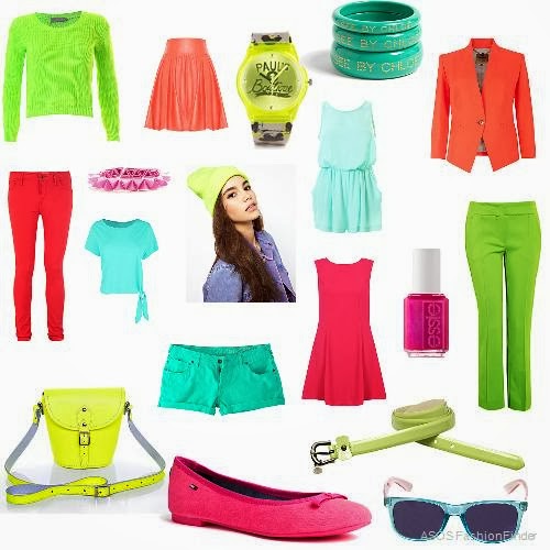 Who Wears What N Where: Fashion Trend: Neon / Bright Outfits