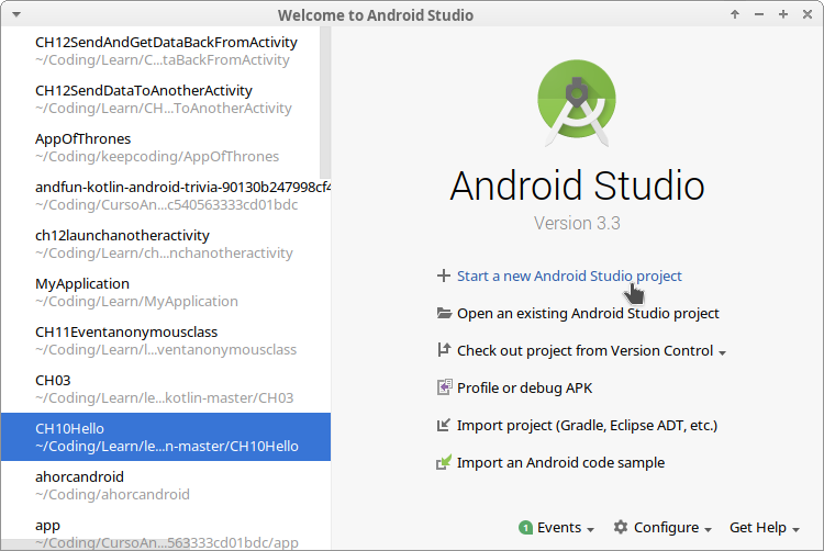 Hola Mundo con Android Studio
