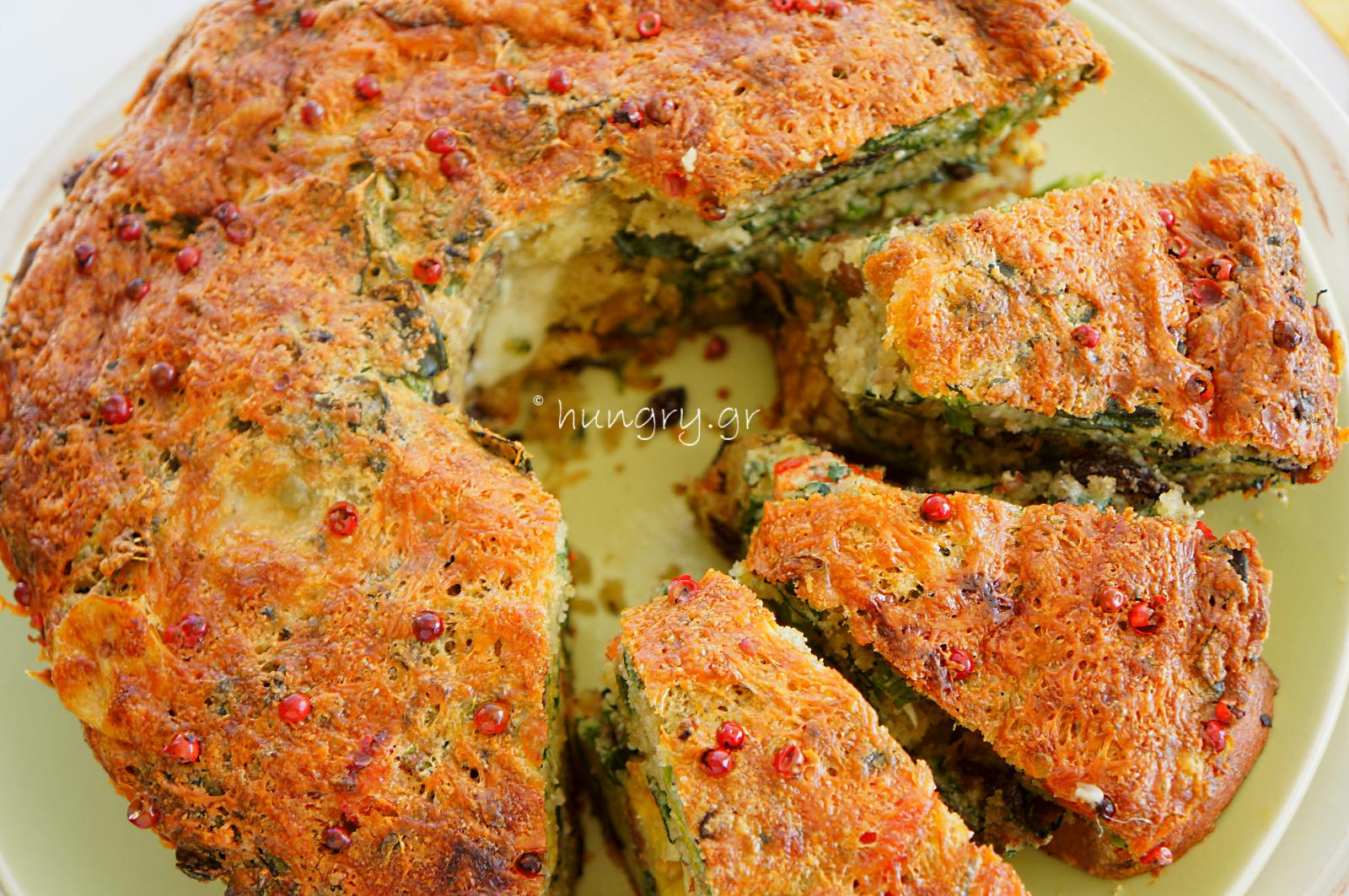 Kitchen Stories: Spinach, Rocket Savory Cake
