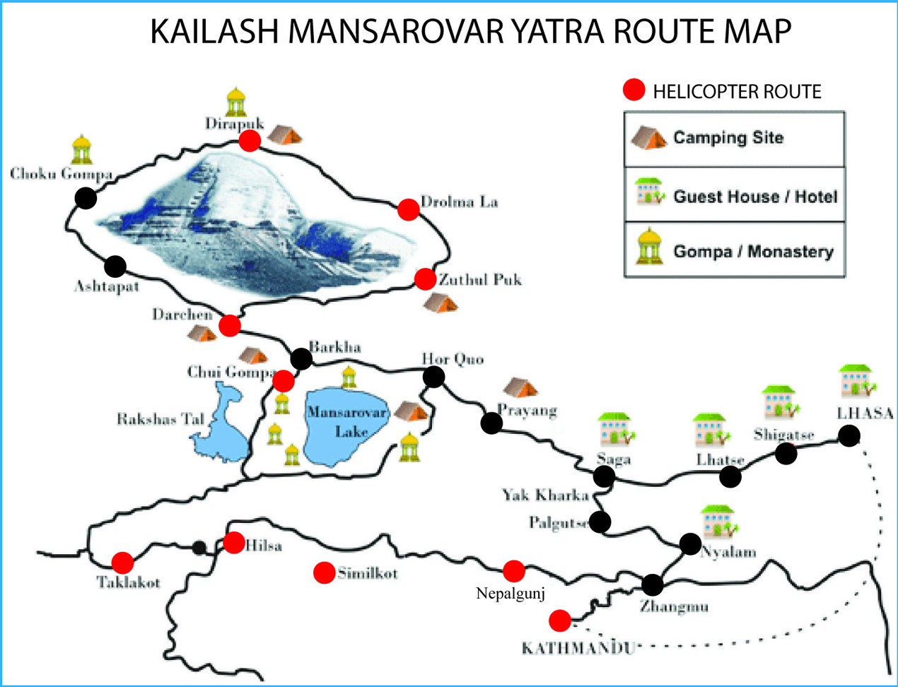 India - a Tourists paradise: Mysteries of Kailash Mansarovar, China