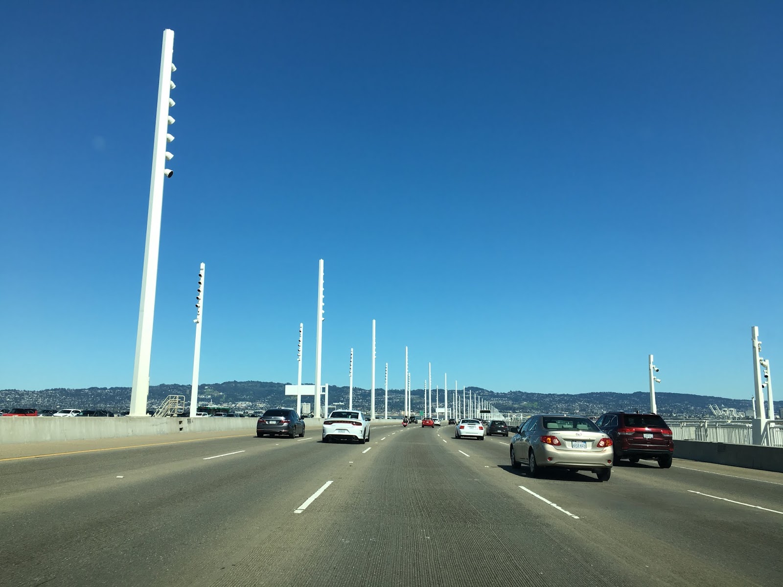 Interstate 80 over the San Francisco-Oakland Bay Bridge