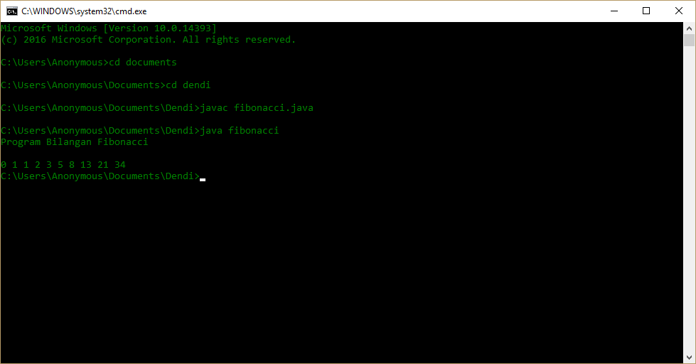 Source Code Program Bilangan Fibonaci Java Hoream Ngoding