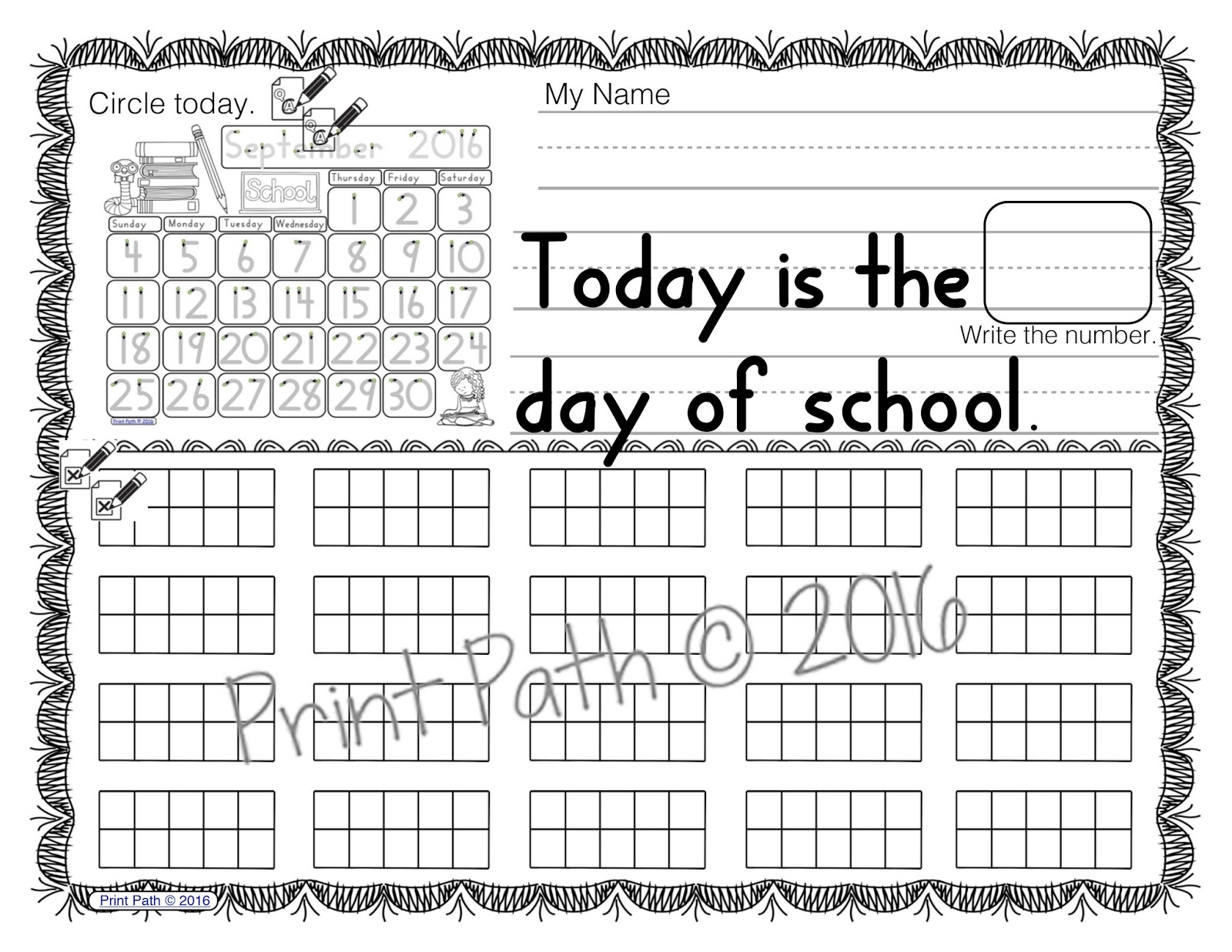 Capitals First! by Print Path: Using Calendars: Number Fluency ...