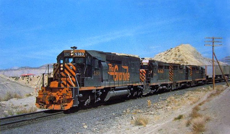 transpress nz: Rio Grande SD40T-2 tunnel motors