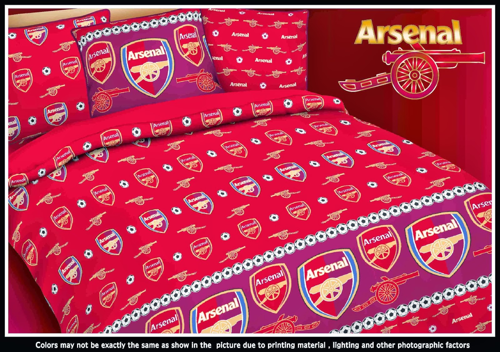 DOKAKA Sprei - Its A Home Made Bed Sheet and Bed Cover: 04 ARSENAL (ID ...