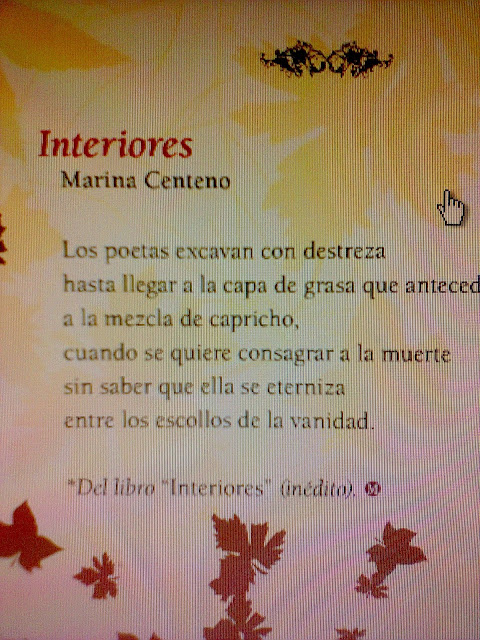 POEMAS DE MARINA CENTENO: "El Mollete Literario"