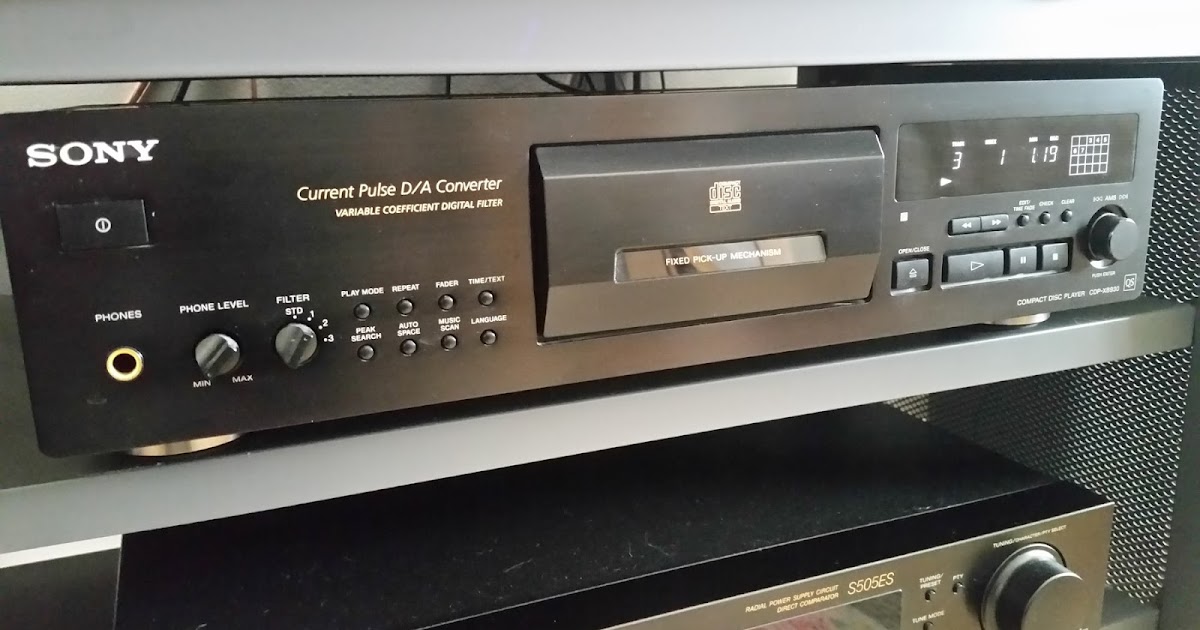 xeizo blogg: Old Sony cdplayer