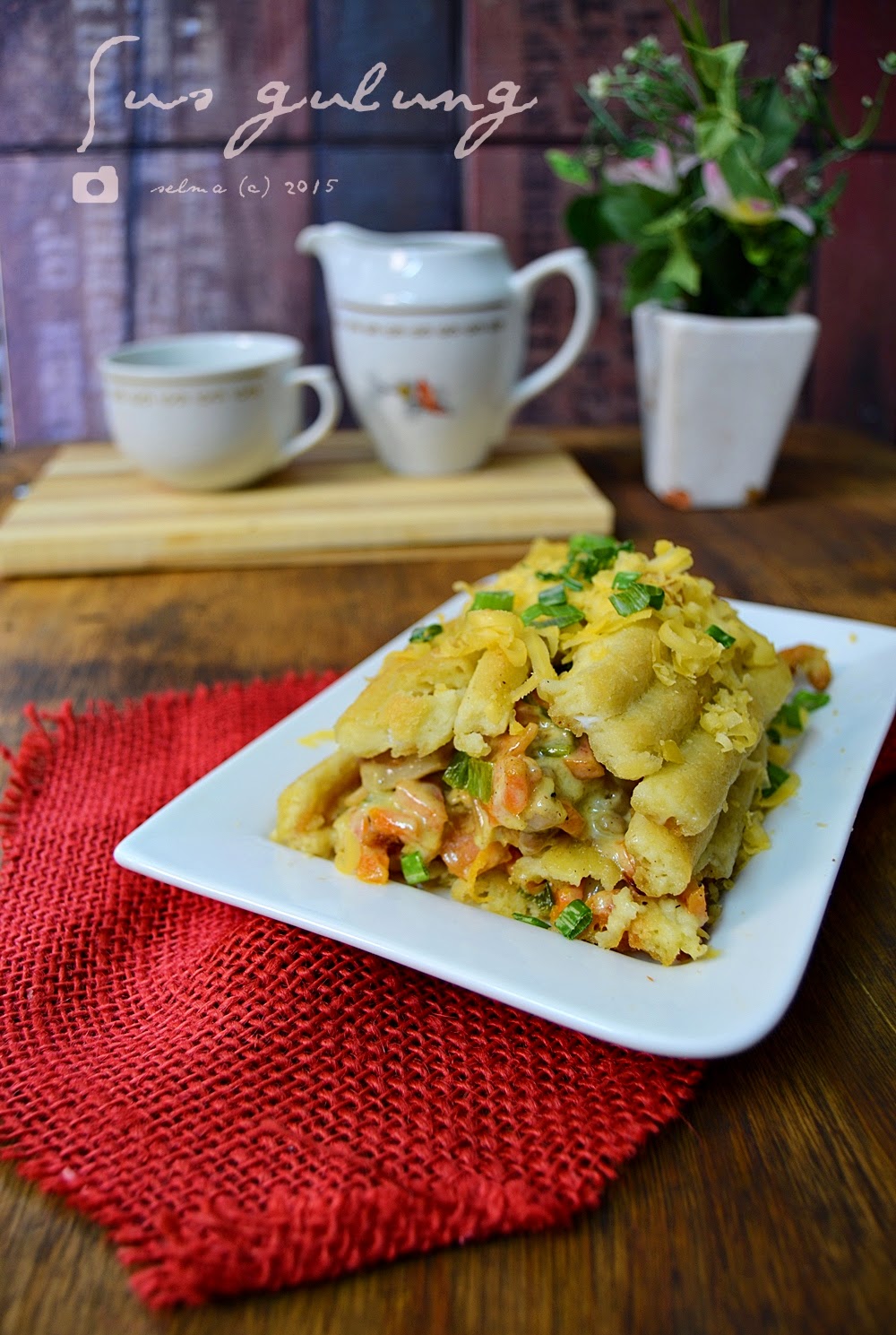 Sus Gulung isi Ragout Ayam dan Bakso Daging Keju | Dapur Comel Selma