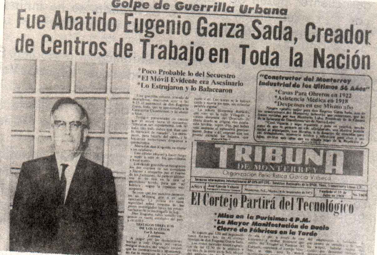 La verdadera historia del asesinato de Garza Sada