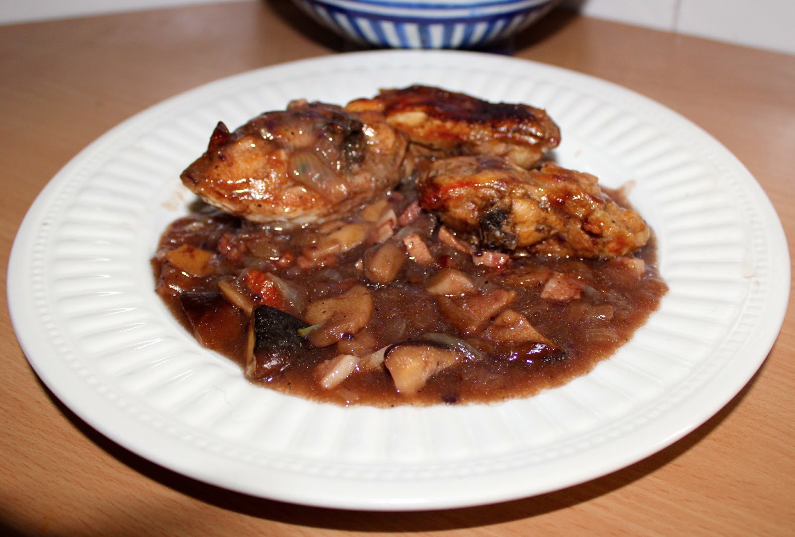 Cocinar es vivir y Bordar también: Pollo con setas / Mushroom chicken