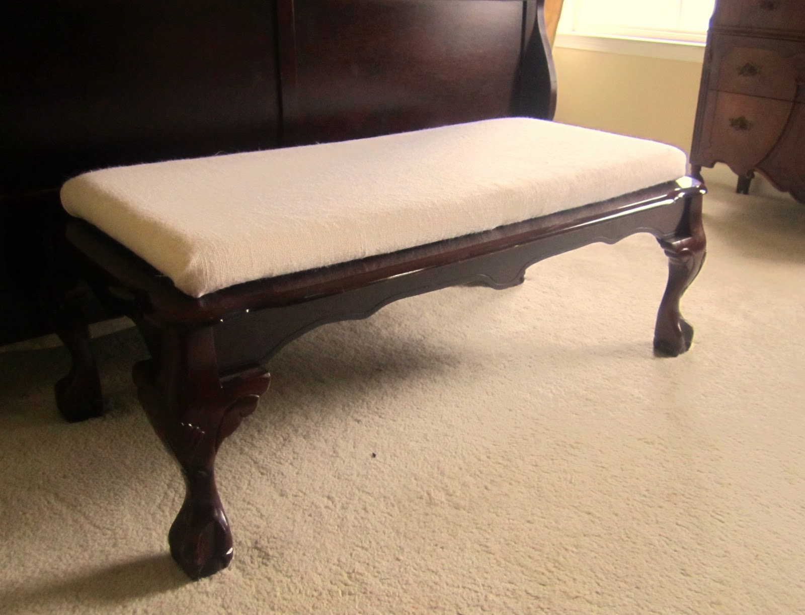 Foxglove Design: Coffee Table Turned Bench #2