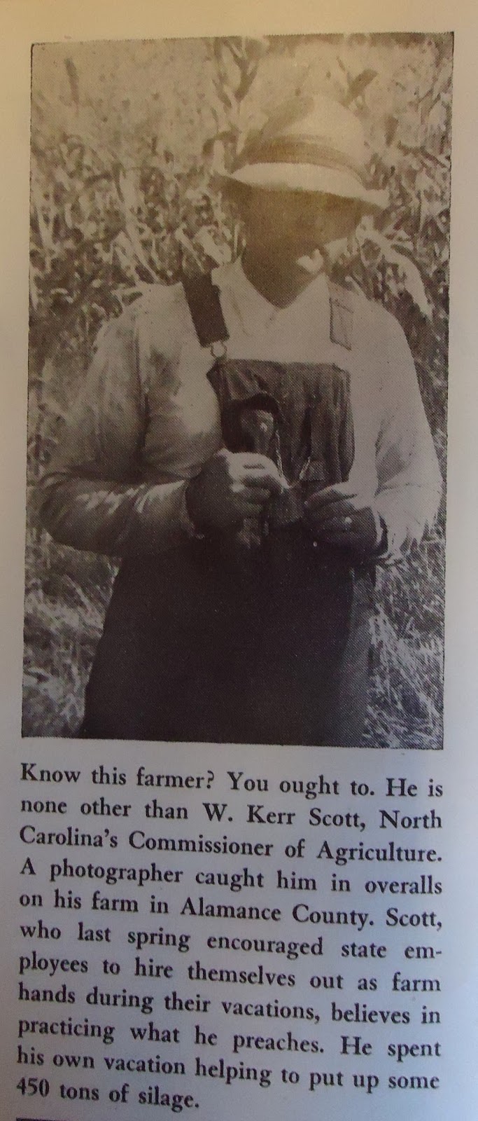 Rural North Carolina History: Kerr Scott, Commissioner of Agriculture ...