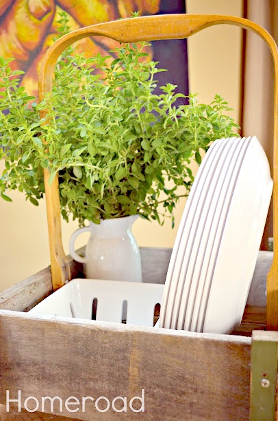 DIY Vintage Berry Picking Crate