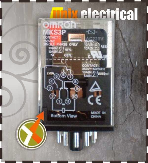 INDUSTRIAL AUTOMATION RELAY MKS3P BY OMRON - Unix Electrical