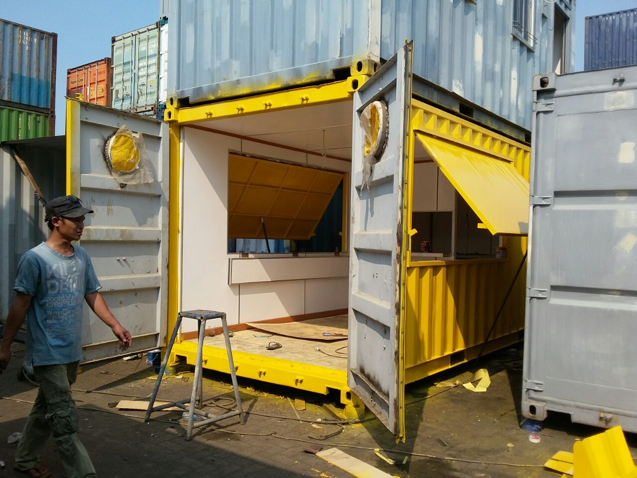 Perencanaan Proyek, Produksi Caffe Container - Harga Container, Jual ...