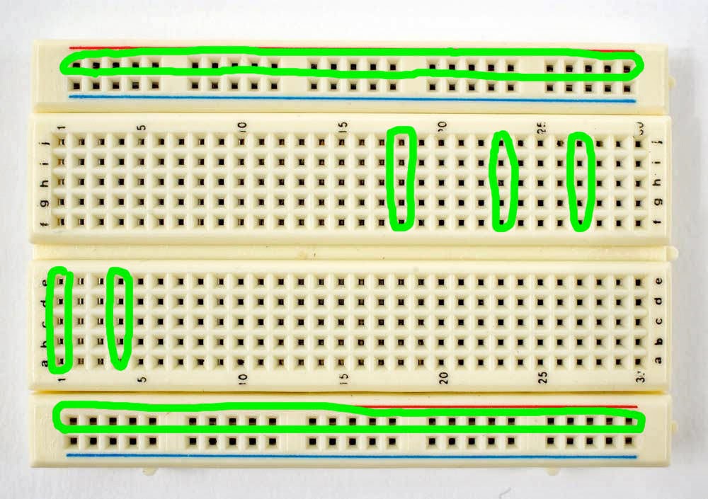 Breadboards, Resistências e Circuitos - As bases | RaspDuino