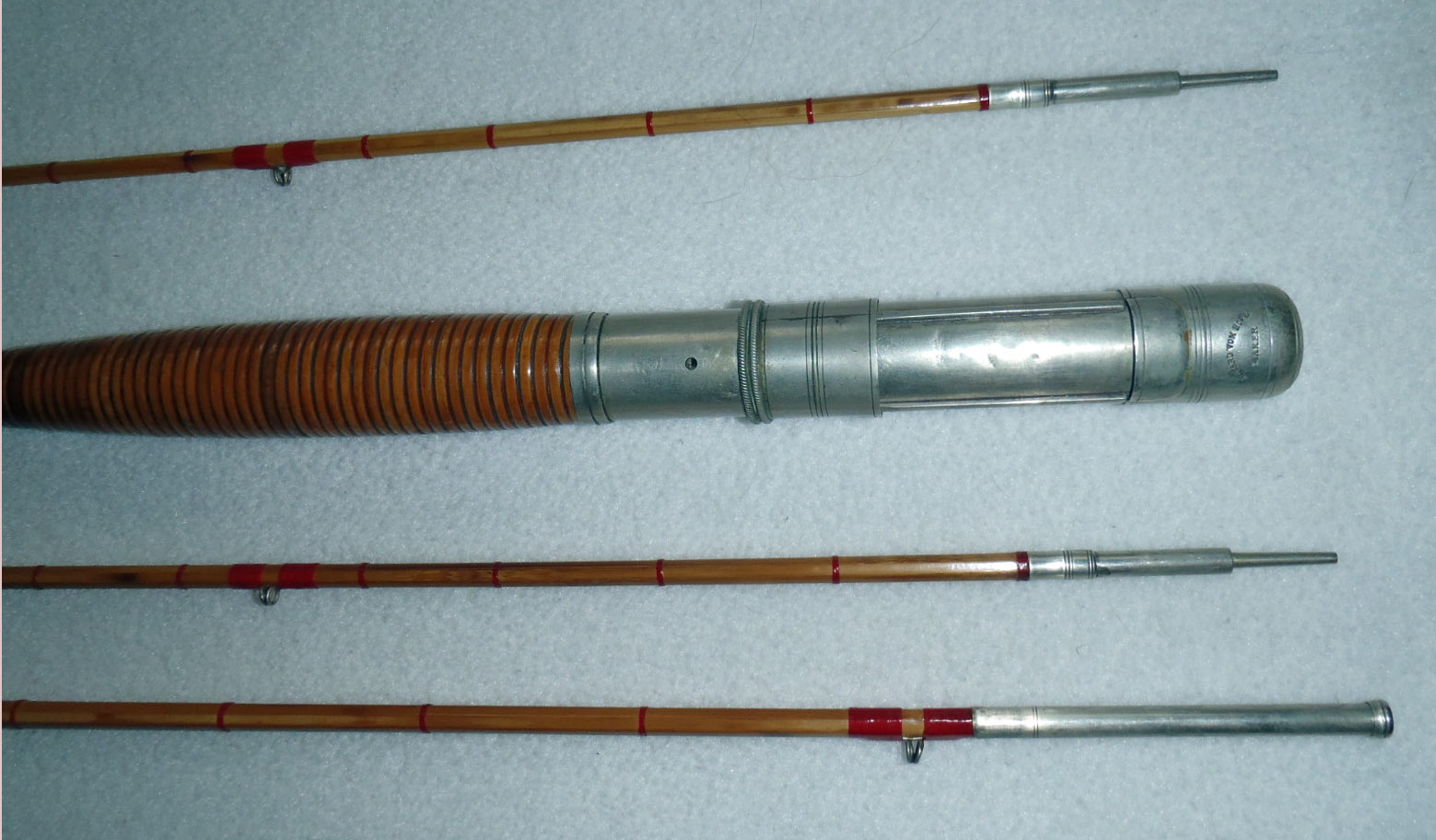 Salmon fishing in Scotland: Wooden rods