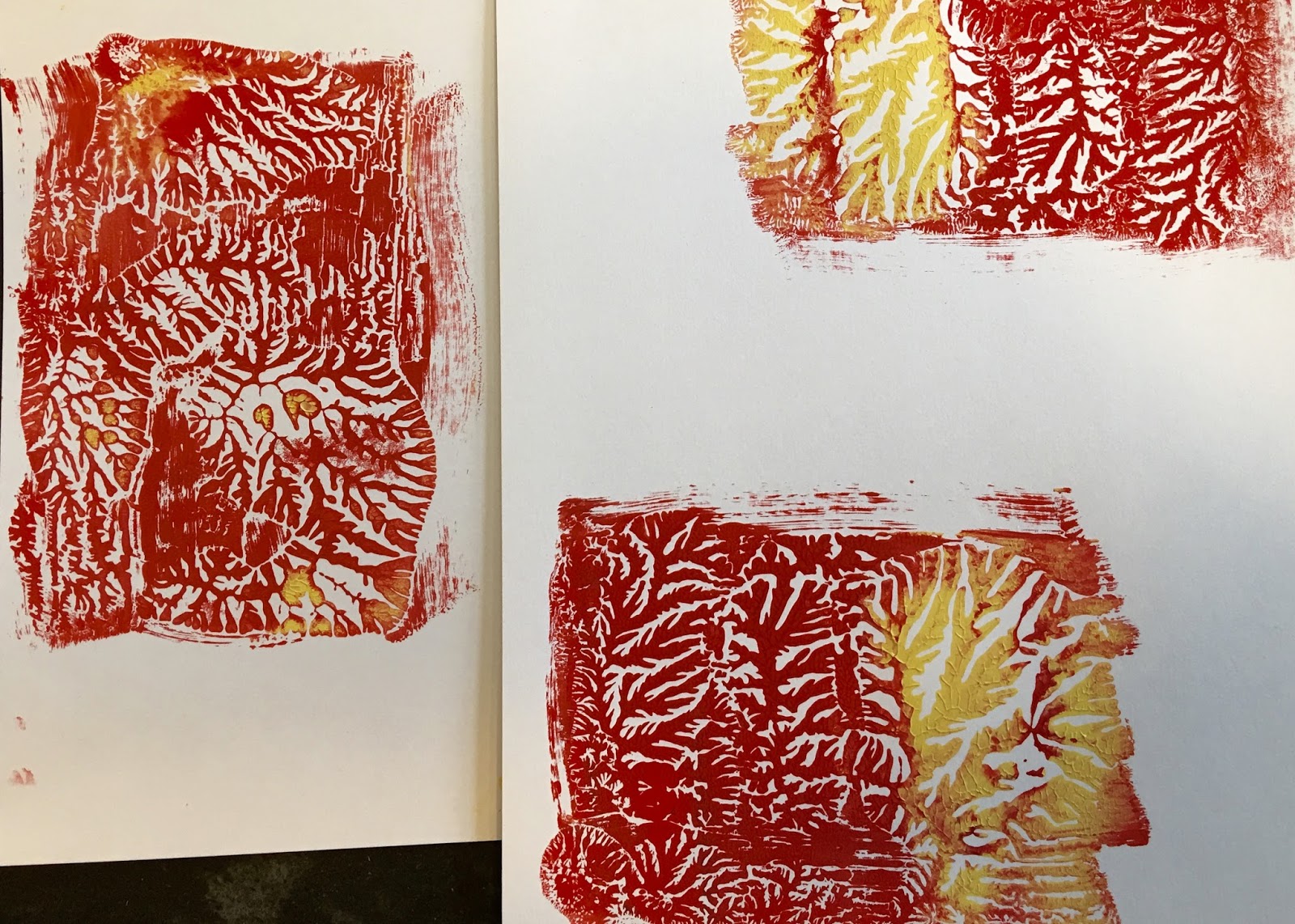 Of Sage and Sepia: Dendritic Mono-printing