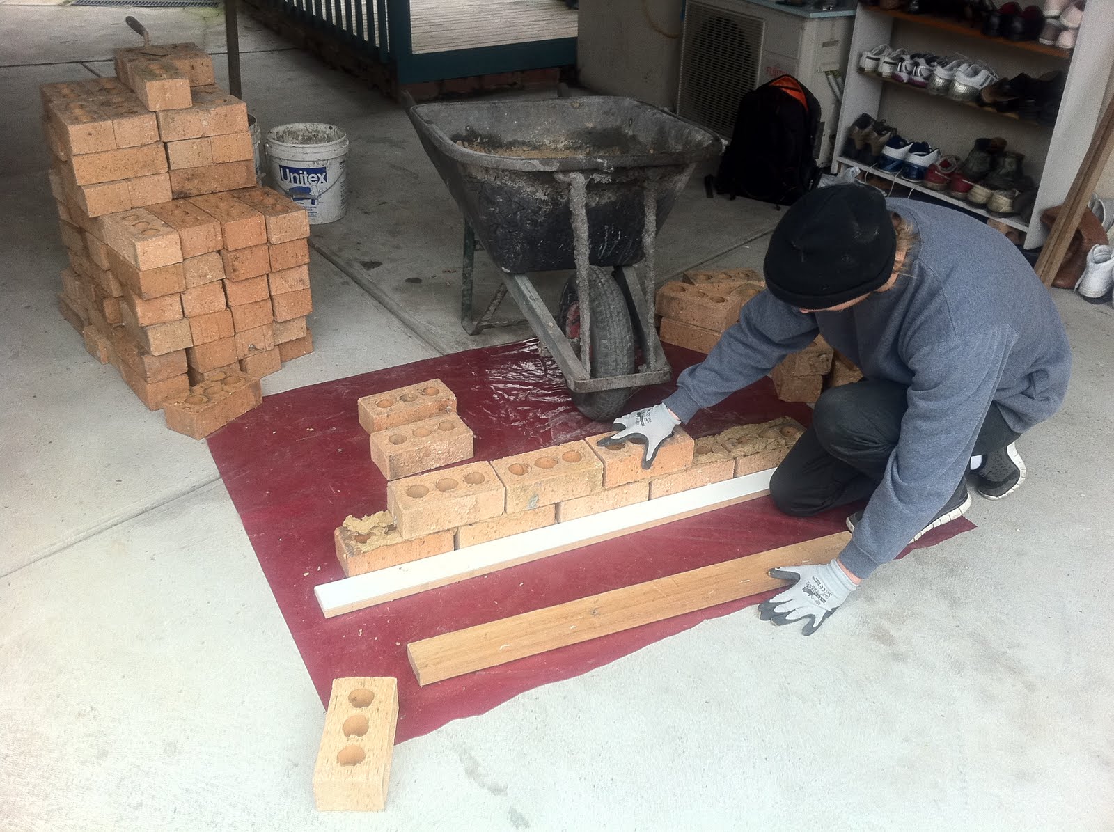 Reverse Brick Veneer