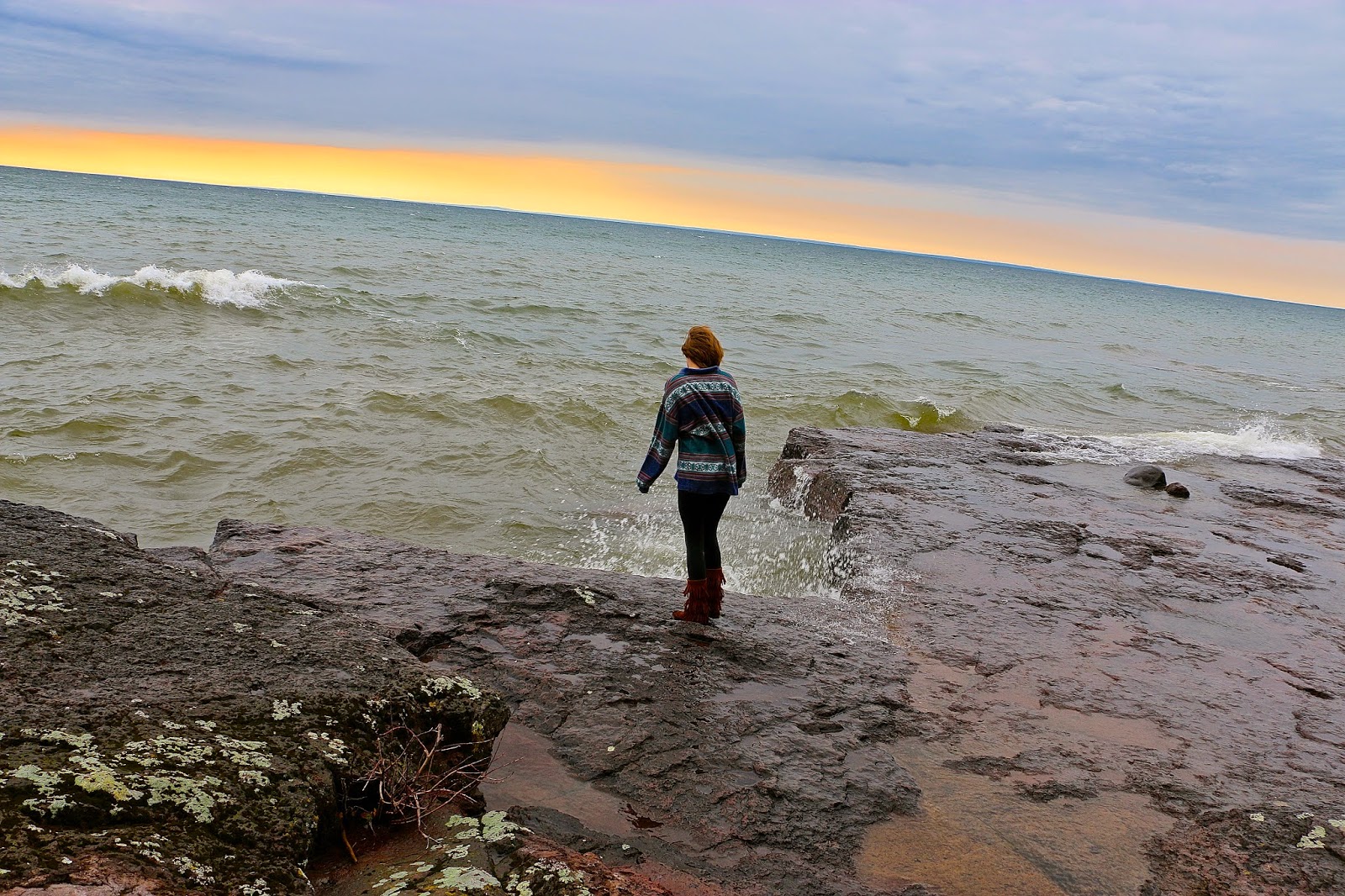 Russman's spot: Wave Running on Lake Superior