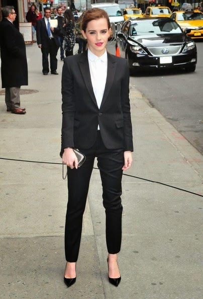 Emma Watson Classic Bun Hairstyle Picture | Trend Hairstyle