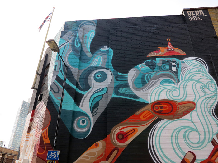 REKA New Mural In London, UK – StreetArtNews