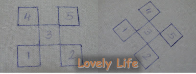 Lovely Life...: Kutchwork Tutorial - The 5 Point Diamond Motif (Maltese ...