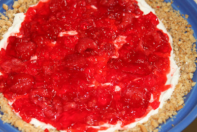 Raspberry Ribbon Pie - 2 Maids a Milking - The Farmwife Cooks