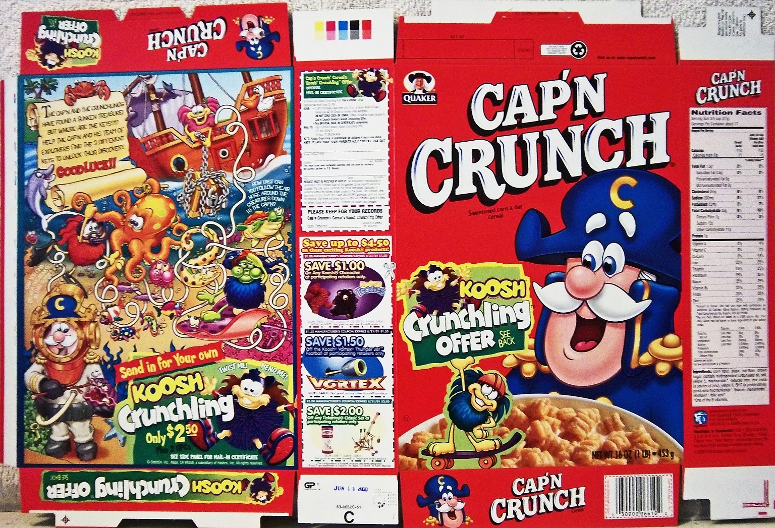 Cereal Box Price Guide Cereal Box Collecting by Pez Outlaw: Cap'n ...