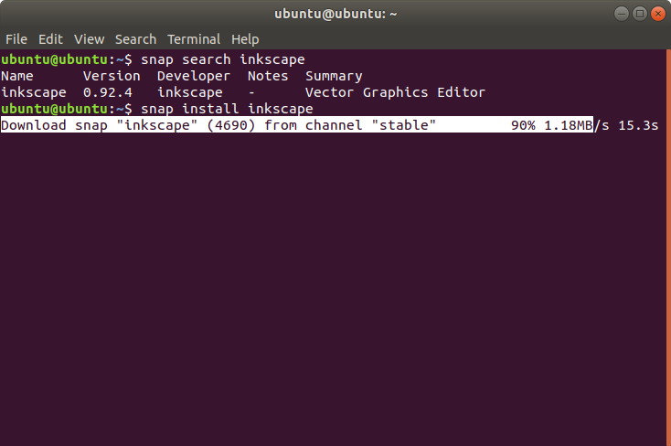 Easy Install Inkscape 0.92.4 on Ubuntu Bionic