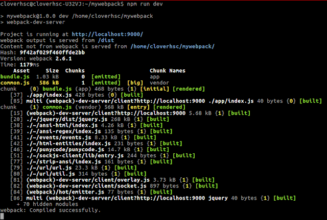 webpack的學習(6) ------- webpack-dev-server的使用。