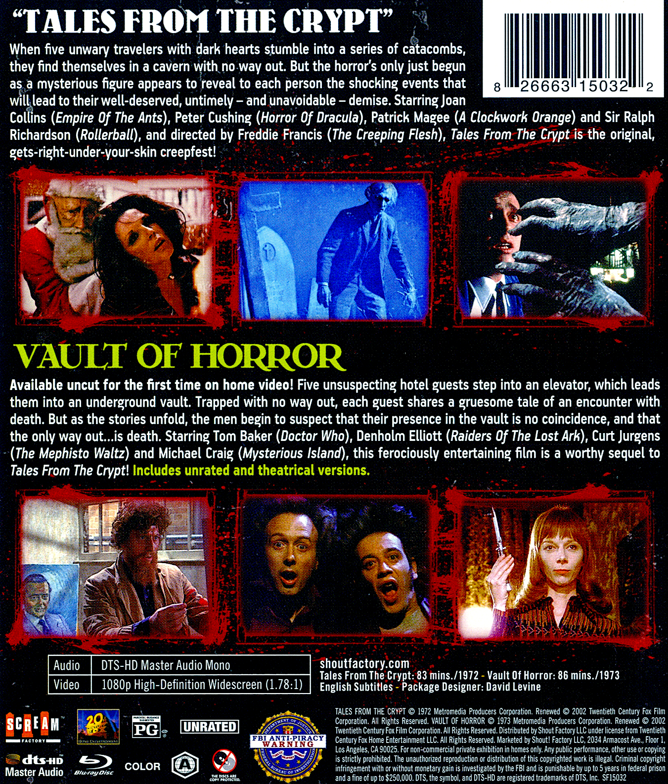blu-ray and dvd covers: SCREAM FACTORY DOUBLE FEATURE BLU-RAYS: BAD ...