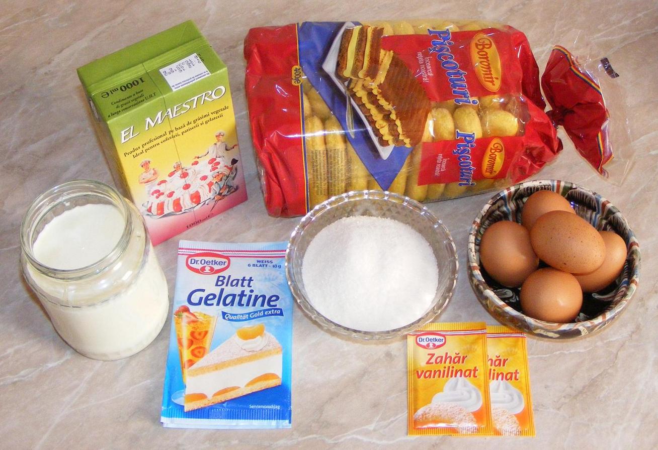 Tort diplomat cu capsuni | Preparatedevis.ro