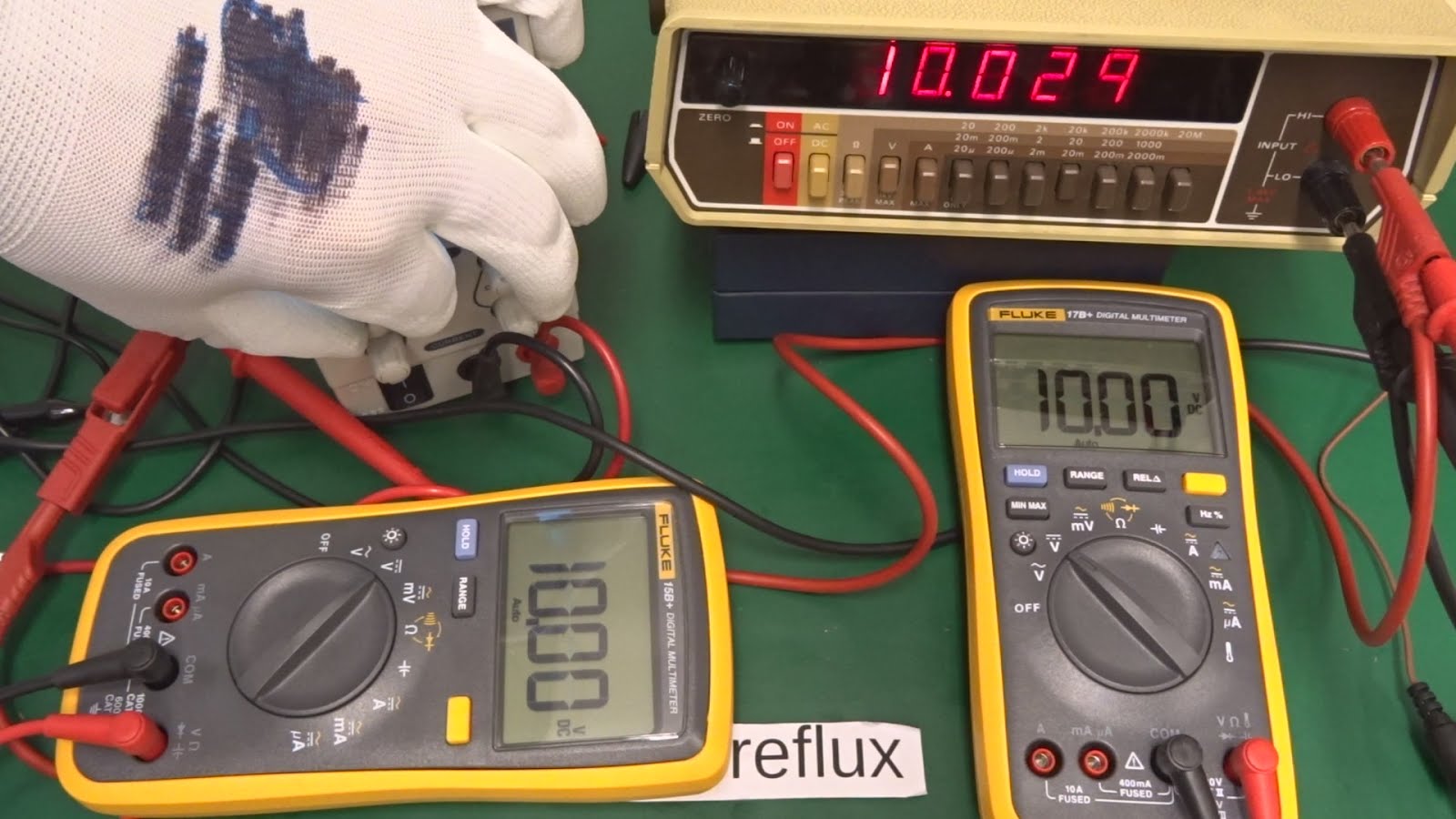 pcbreflux: Fluke 17B+ vs Keithley 177 Microvolt DMM