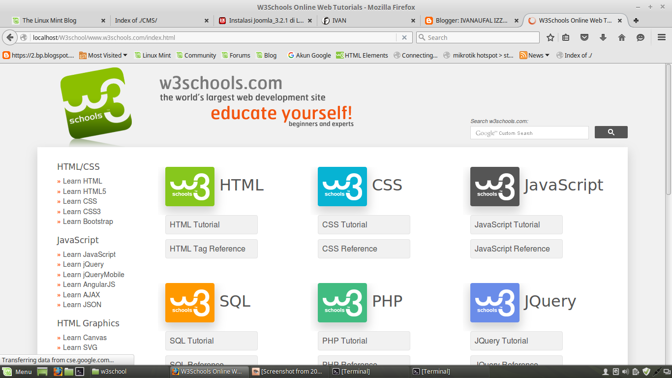Cara Install W3school offline ~ Otto Julista Sari (RPL)