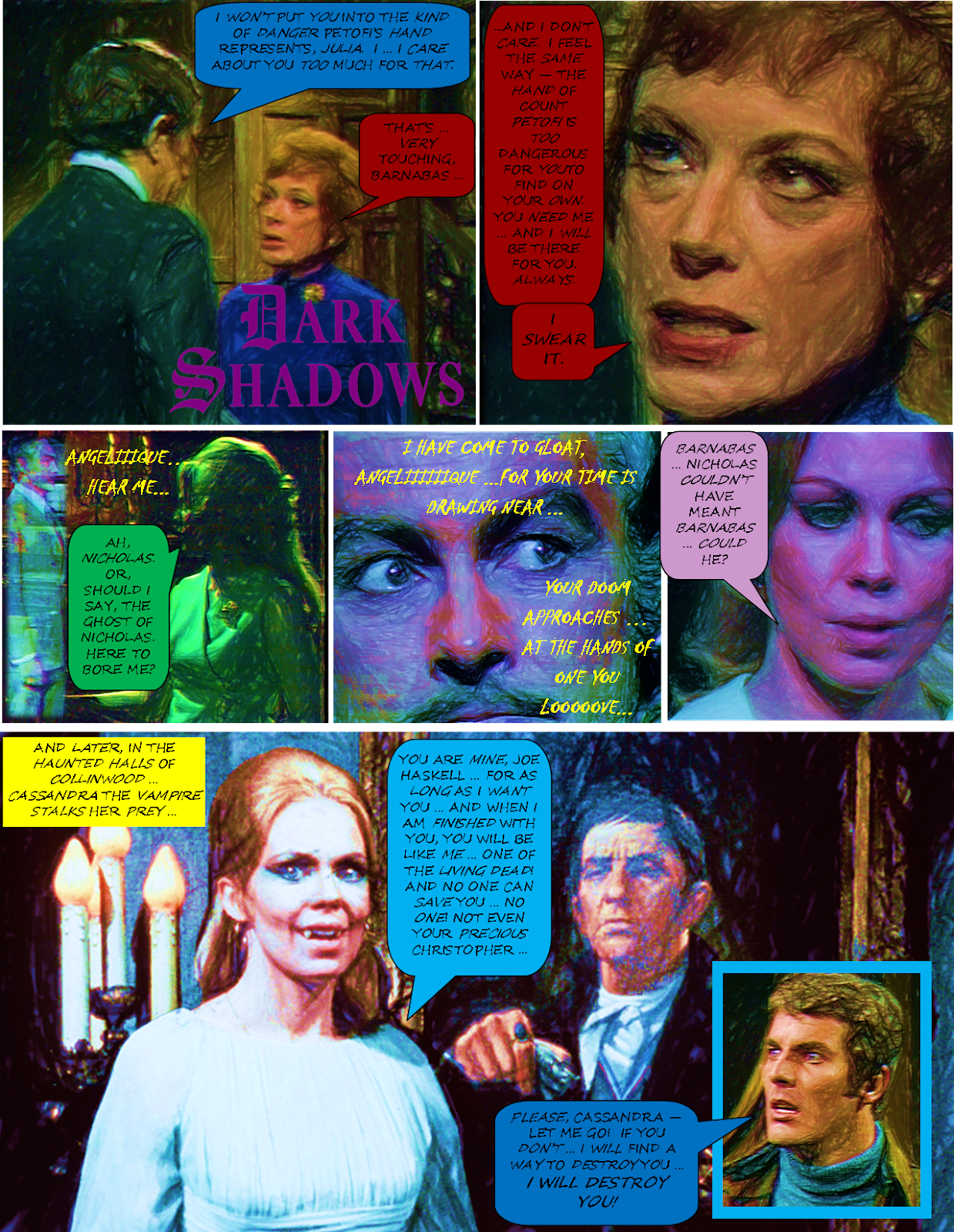 Shadows on the Wall: An Online Dark Shadows Fanzine: Dark Shadows Comic ...