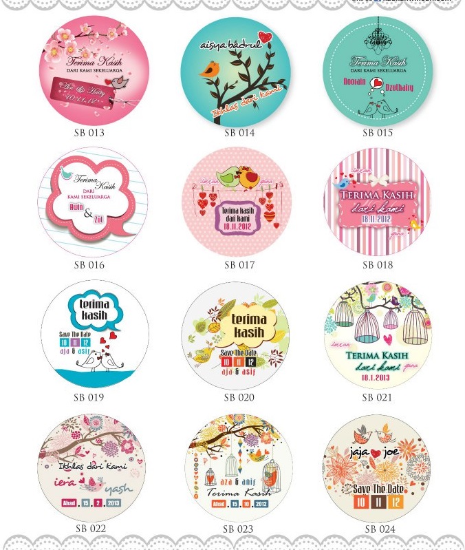 Door Gift For All Reason: STICKER DOORGIFT