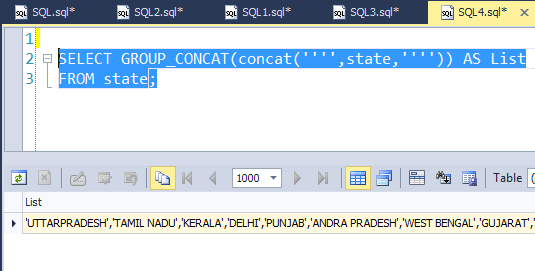Sql Concatenating Column Values Into A Comma Separated List Sql Column Values Into A Single