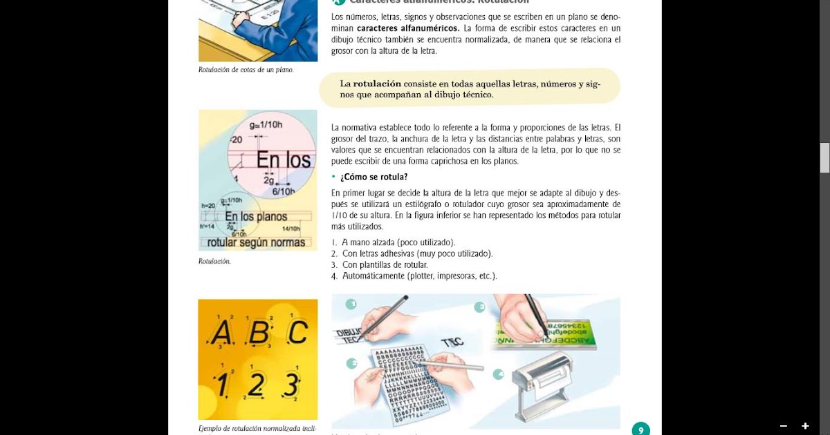DIBUJO TECNICO CBTIS 106: ROTULACION