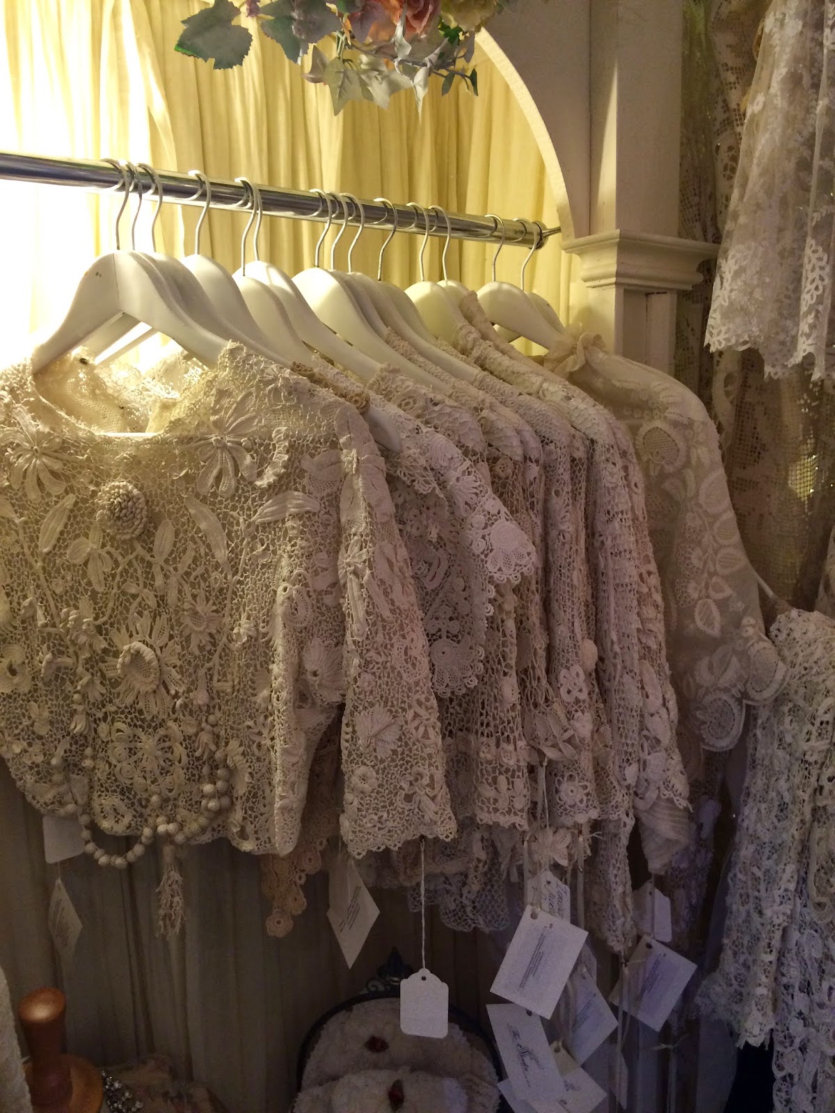 Rosemary Cathcart Antique Lace and Vintage Fashion: Sheelin Lace Shop