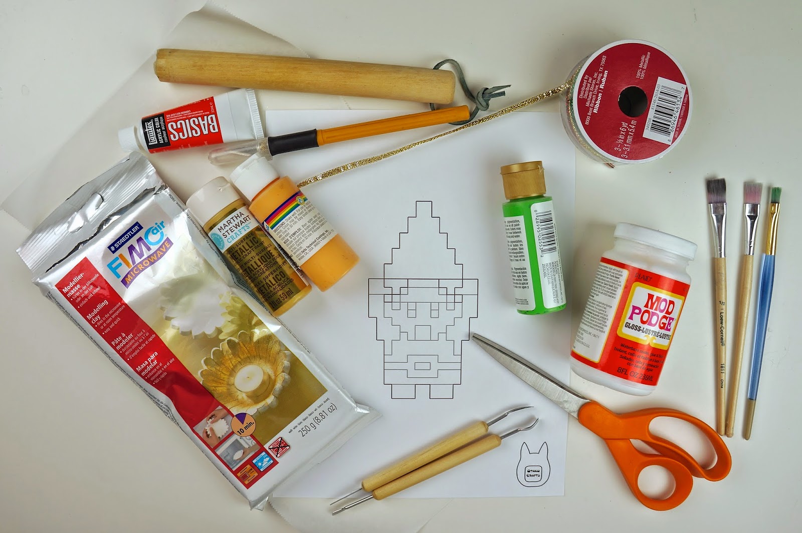 Otaku Crafts: 8-Bit Link Ornament