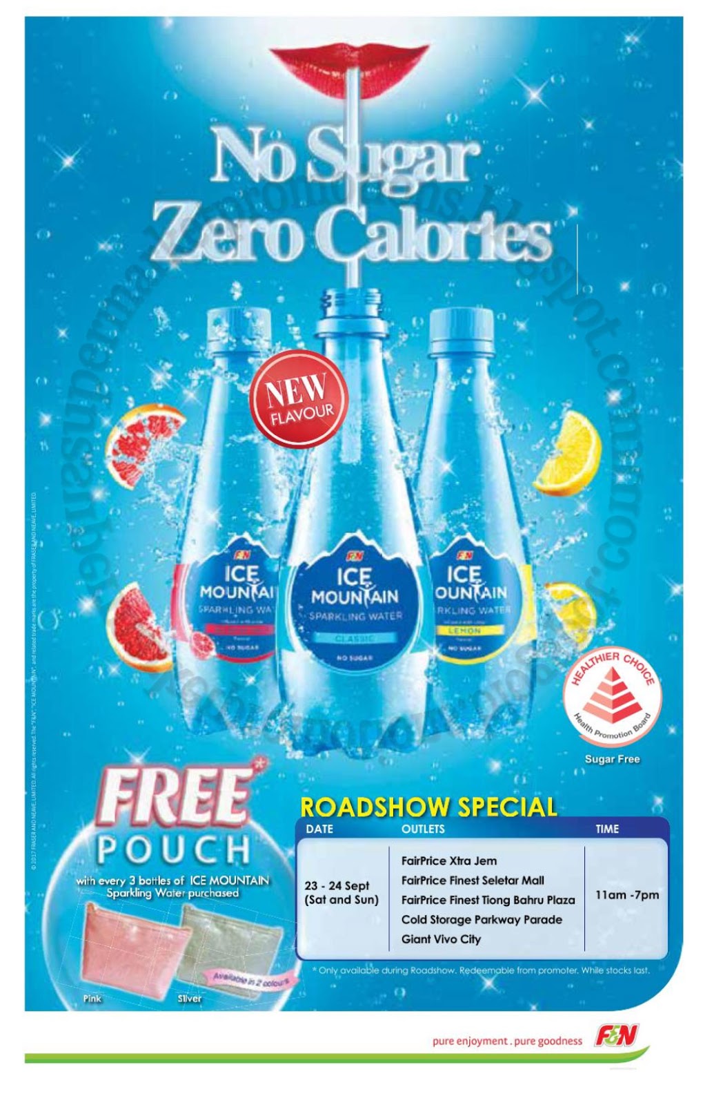 Ice Mountain Sparkling Water Roadshow Promotion 23 - 24 September 2017 ...