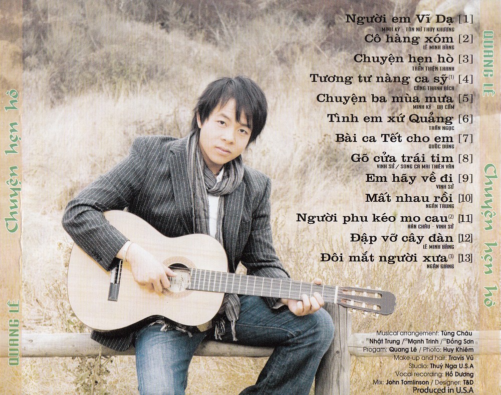 Chia sẻ nhạc Lossless & Lossy: TCND: Quang Lê - Chuyện hẹn hò [MP3 320Kbps]
