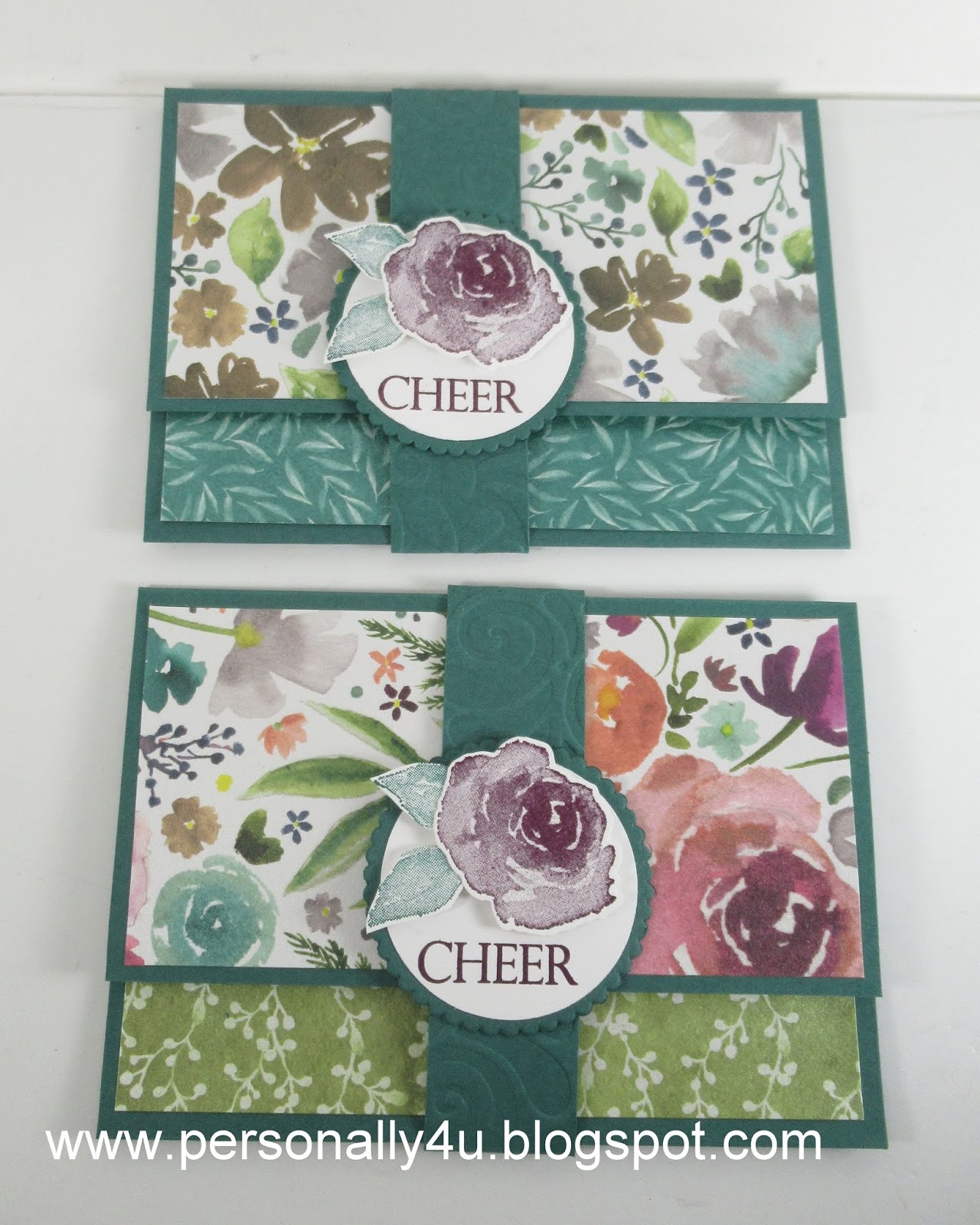 Personally Yours: Stampin' Up! OnStage 3D Gift Card - Frosted Floral ...