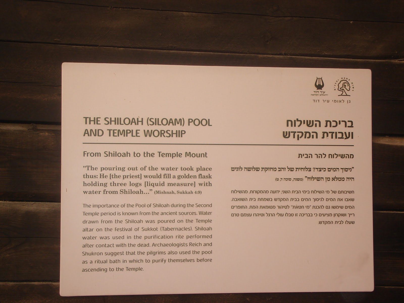 Traveling adventures: City Of David