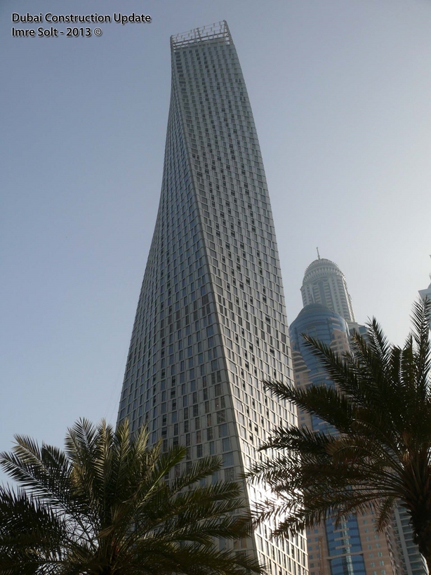 Dubai Constructions Update by Imre Solt: Images of Cayan Tower, aka ...