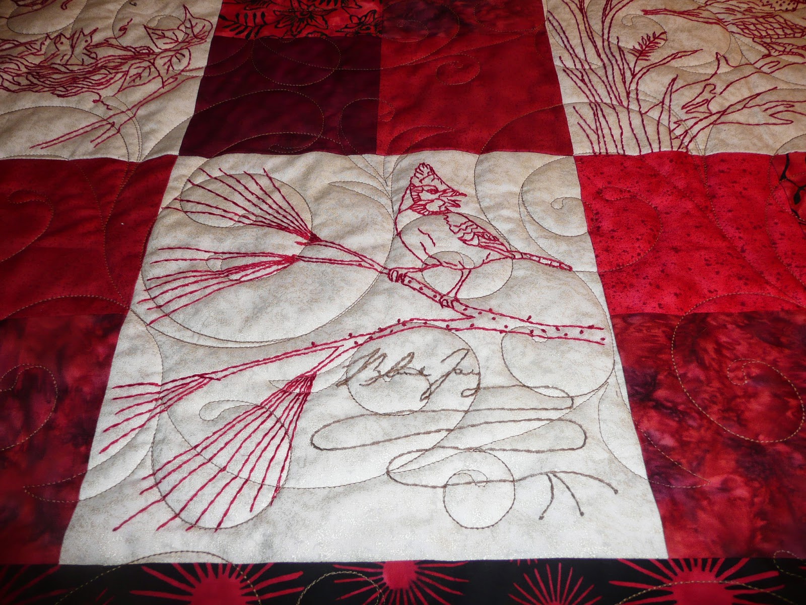 Acorn Ridge Quilting: Alyce's Flight of Fancy Quilt