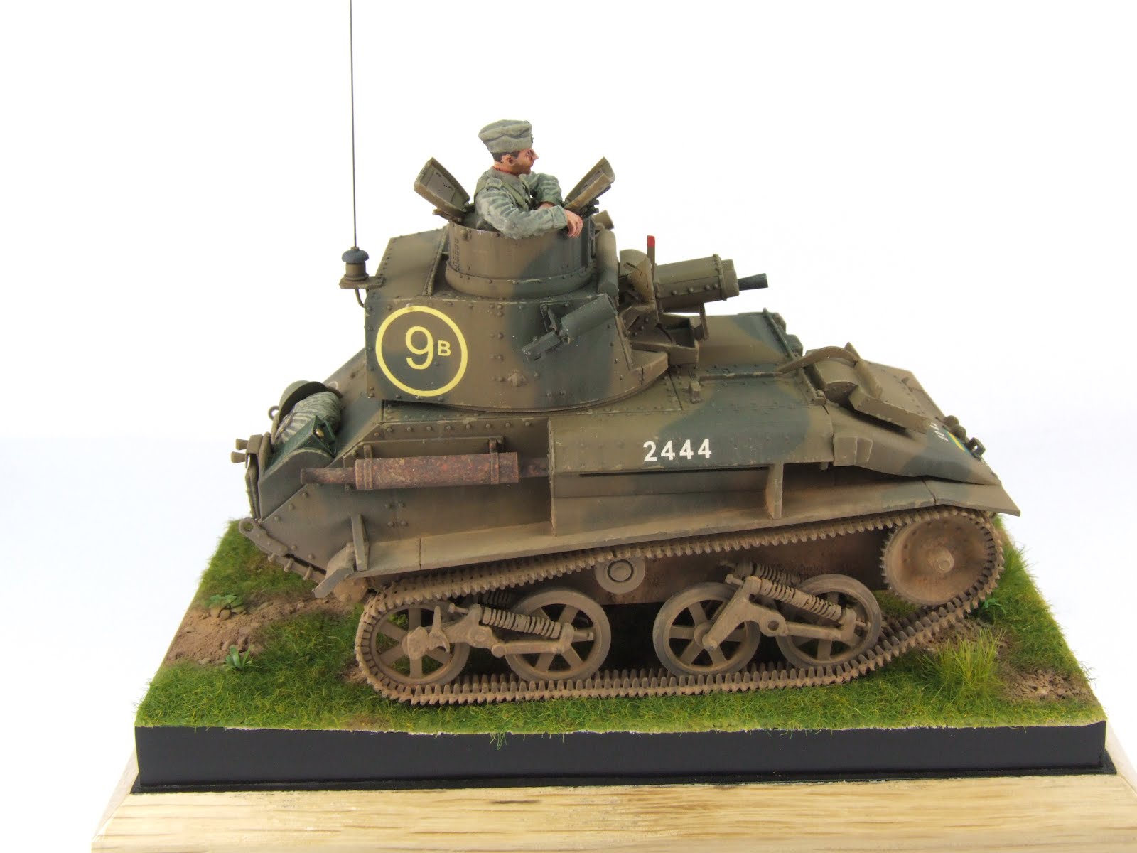 Pete's Model World : Vickers Light Tank Finished