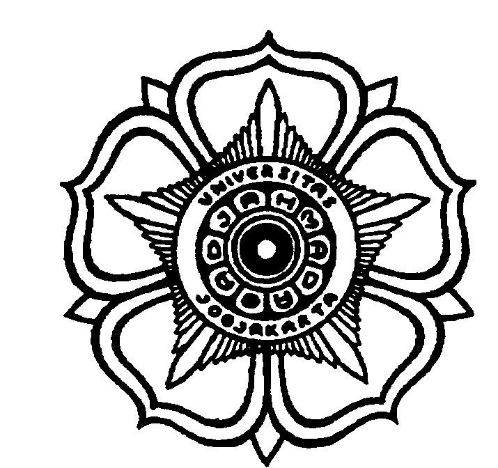 "kekuatan berawal dari hati": Logo Universitas Gadjah Mada Yogyakarta